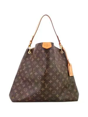 LOUIS VUITTON Graceful Handbag Monogram Canvas Mm Hobo Bag