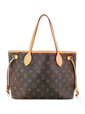 LOUIS VUITTON Neverfull Monogram Canvas Pm Tote Bag - Brown