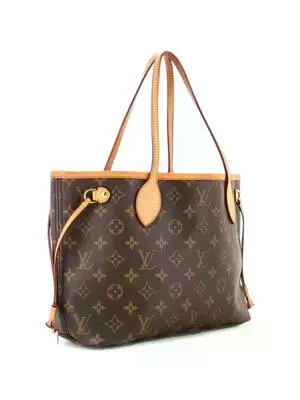 LOUIS VUITTON Neverfull Monogram Canvas Pm Tote Bag - Brown
