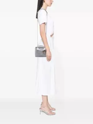 Dior 2016 Mini Lambskin Cannage Lady Satchel