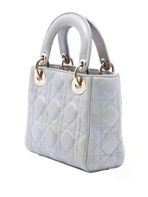 Dior 2016 Mini Lambskin Cannage Lady Satchel