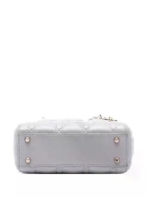 Dior 2016 Mini Lambskin Cannage Lady Satchel