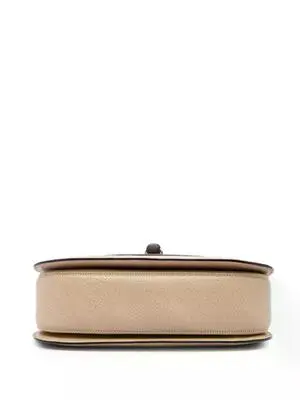 Gucci 20th Century Grained Calfskin Bamboo Night Satchel - Neutrals