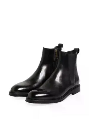Dolce & Gabbana Side-zip Leather Ankle Boots