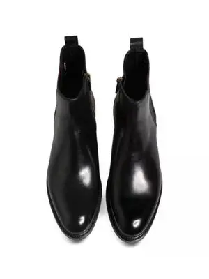 Dolce & Gabbana Side-zip Leather Ankle Boots