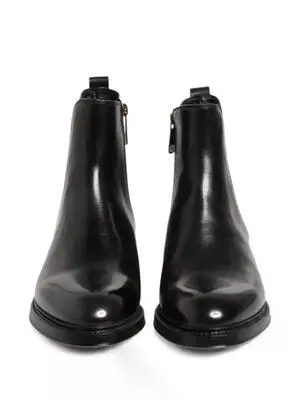 Dolce & Gabbana Side-zip Leather Ankle Boots