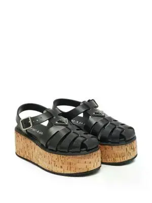 Prada Monolith Platform Sandals
