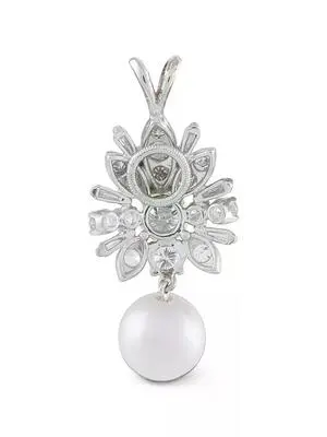 LB EXCLUSIVE Diamond And Pearl Pendant