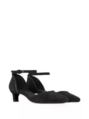 CastaÑer Adela Braided-trim Pumps - Black