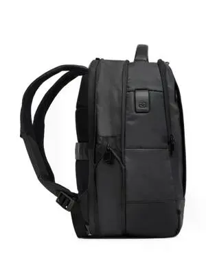 PIQUADRO Panelled Logo-debossed Backpack