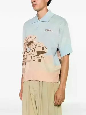HOUSE OF ERRORS Logo-embroidered Polo Shirt