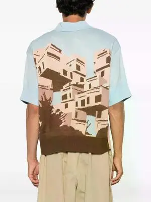 HOUSE OF ERRORS Logo-embroidered Polo Shirt