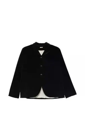 Apuntob Single-breasted Velvet Blazer