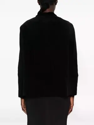 Apuntob Single-breasted Velvet Blazer