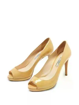 Prada Platform Peep-toe Pumps