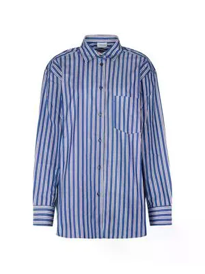 Andamane Georgiana Striped Shirt And Shorts Set