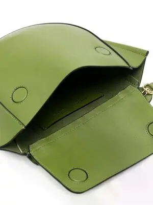 WANDLER Mini Hortensia Leather Shoulder Bag - Green