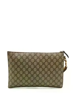 Gucci Neo Vintage Gg Supreme Pouch - Neutrals