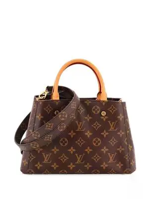 LOUIS VUITTON Montaigne Handbag Monogram Canvas Bb Satchel