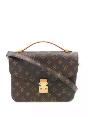 LOUIS VUITTON Monogram Pochette Metis Shoulder Bag - Brown