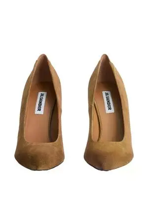 JIL SANDER Pointed-toe V-shaped Back Pumps