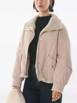 GIOVANNI PARIS Elton Reversible Faux Fur-collar Jacket