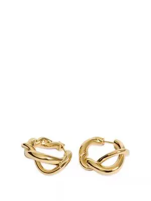 Monica Vinader Ochre Twisted Hoop Earrings