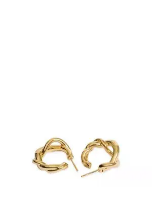 Monica Vinader Ochre Twisted Hoop Earrings