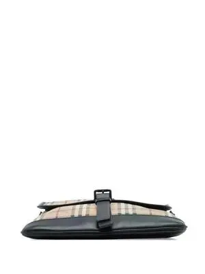 Burberry 2000-2017 Haymarket Check Coated Canvas Crossbody Bag