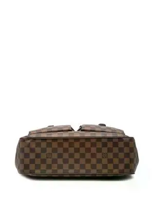 LOUIS VUITTON 2003 Damier Ebene Uzes Tote Bag
