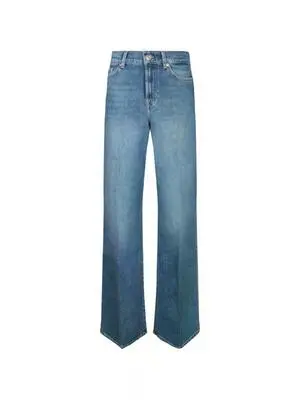 7 For All Mankind Lotta Flared Jeans - Blue