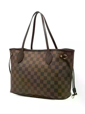 LOUIS VUITTON 2008 Damier Ebene Neverfull Pm Tote Bag