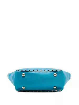 Valentino Garavani 2000-2017 Mini Leather Rockstud Trapeze Satchel