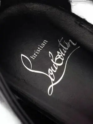 CHRISTIAN LOUBOUTIN 2010s Cl Mock Rug Loafers
