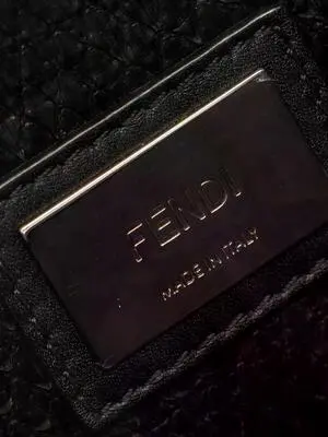 Fendi 2010-2026 Medium Leather Monster Peekaboo Iconic Satchel
