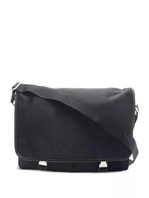 Prada 2000s Buckled Messenger Bag