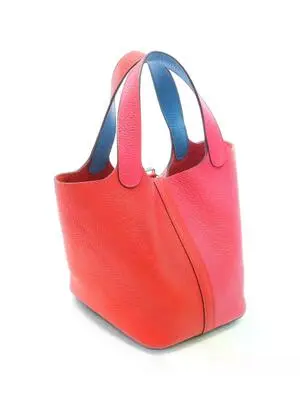 Hermès 2021 Picotin Lock Casaque Handbag - Red
