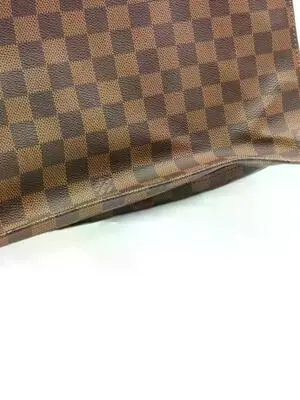 LOUIS VUITTON 2006 Sac Plat Damier Ebene Tote Bag