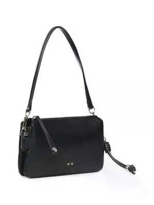 V°73 Zircon Logo-plaque Knotted Shoulder Bag