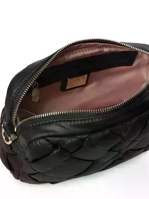 V°73 Tormalina Padded Woven-effect Shoulder Bag