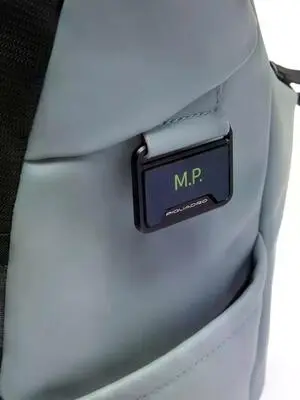PIQUADRO Roll-top Water-resistant Backpack