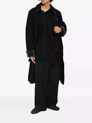 Yohji Yamamoto Cable-knit Asymmetric Sweater
