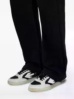 Off-White Panelled Leather Sneakers