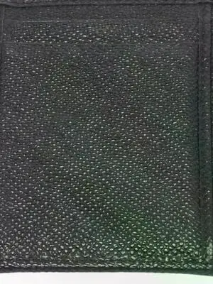Dolce & Gabbana Logo Plaque Trifold Leather Wallet - Black