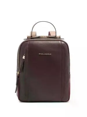 PIQUADRO Rfid Ipad® 11 Leather Backpack - Red