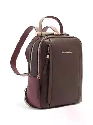PIQUADRO Rfid Ipad® 11 Leather Backpack - Red