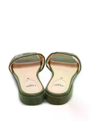 Fendi Ff Logo Sandals