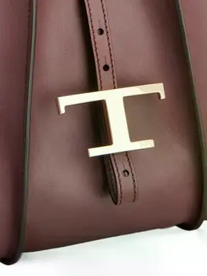 TOD'S Medium T Timeless Tote Bag - Red
