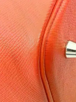 Hermès 2019 Epsom Tressage Picotin Lock 22 Handbag Orange