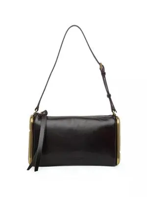 Marc Jacobs The Small Scene Logo-debossed Leather Shoulder Bag
